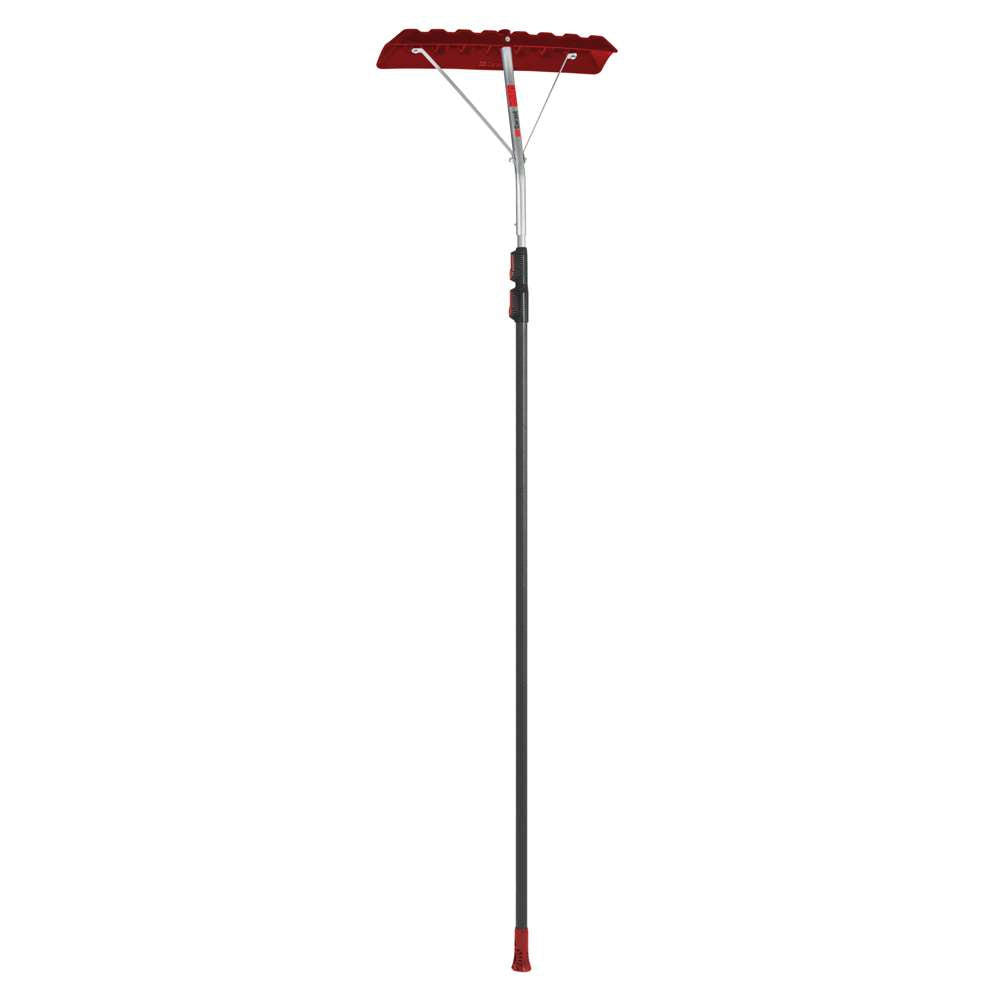 16.5-Ft Snow Roof Rake with Telescopic & Lightweight Aluminum Handle ...