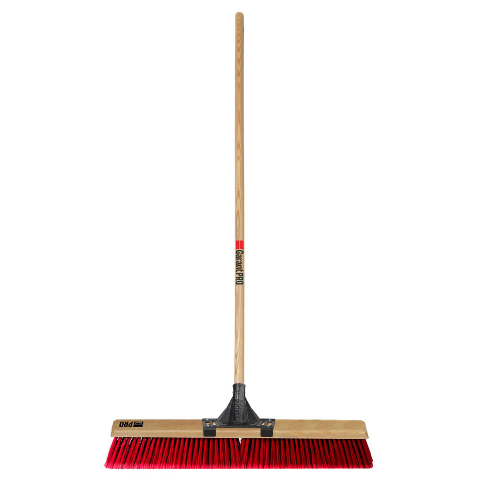 Push broom, 24", multi, wood hdl – Garant